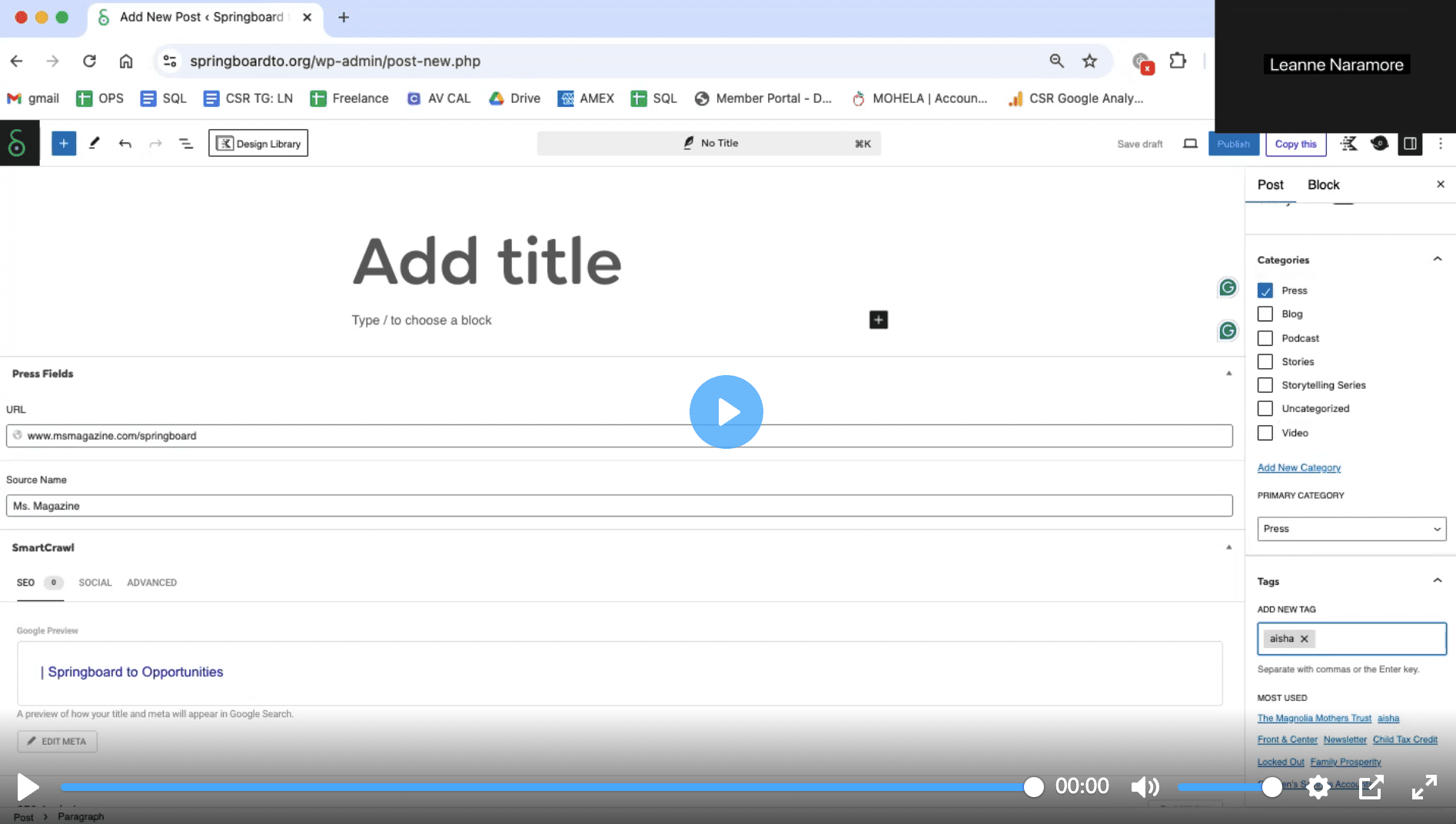 Website Guide | Springboard to Opportunities