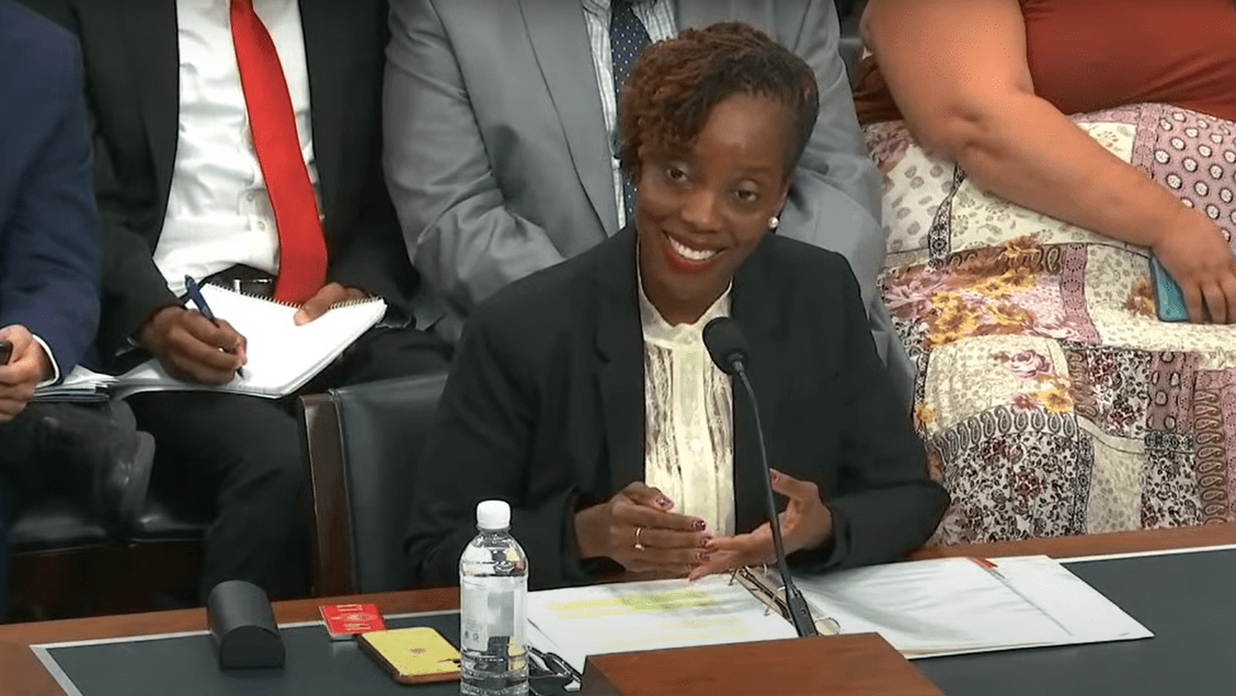 CEO, Aisha Nyandoro, testifies before the U.S. House Ways & Means Work ...